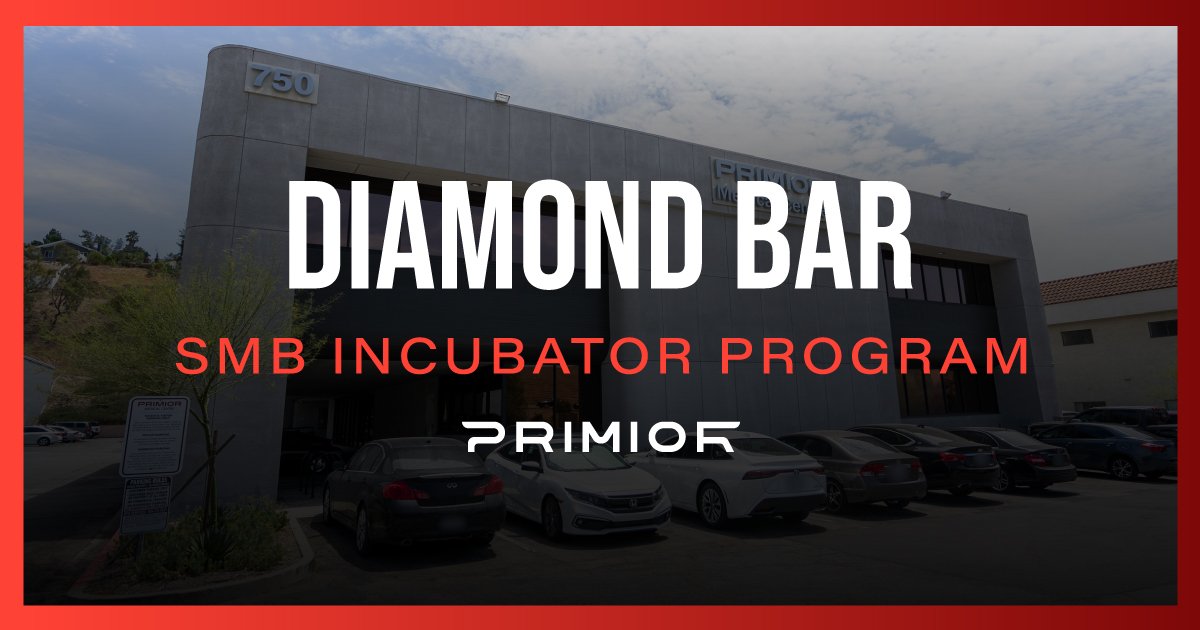 Diamond Bar SMB Incubator | PMC | Primior Medical Centre